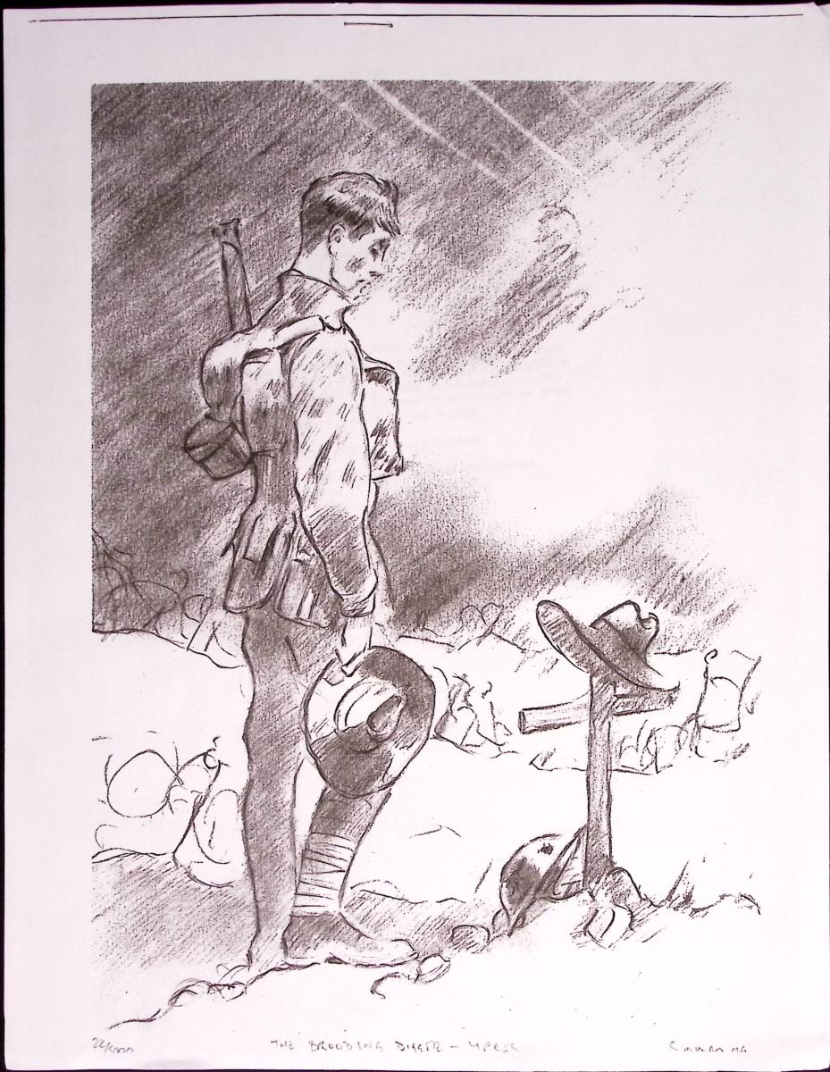 Australian Brooding Soldier – Nova Scotia Highlanders Regimental Museum